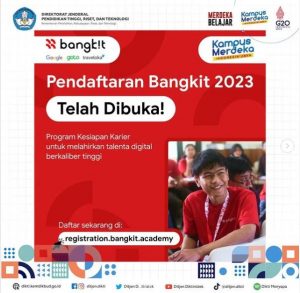 TELAH DIBUKA PENDAFTARAN BANGKIT 2023 – MBKM Universitas Surabaya